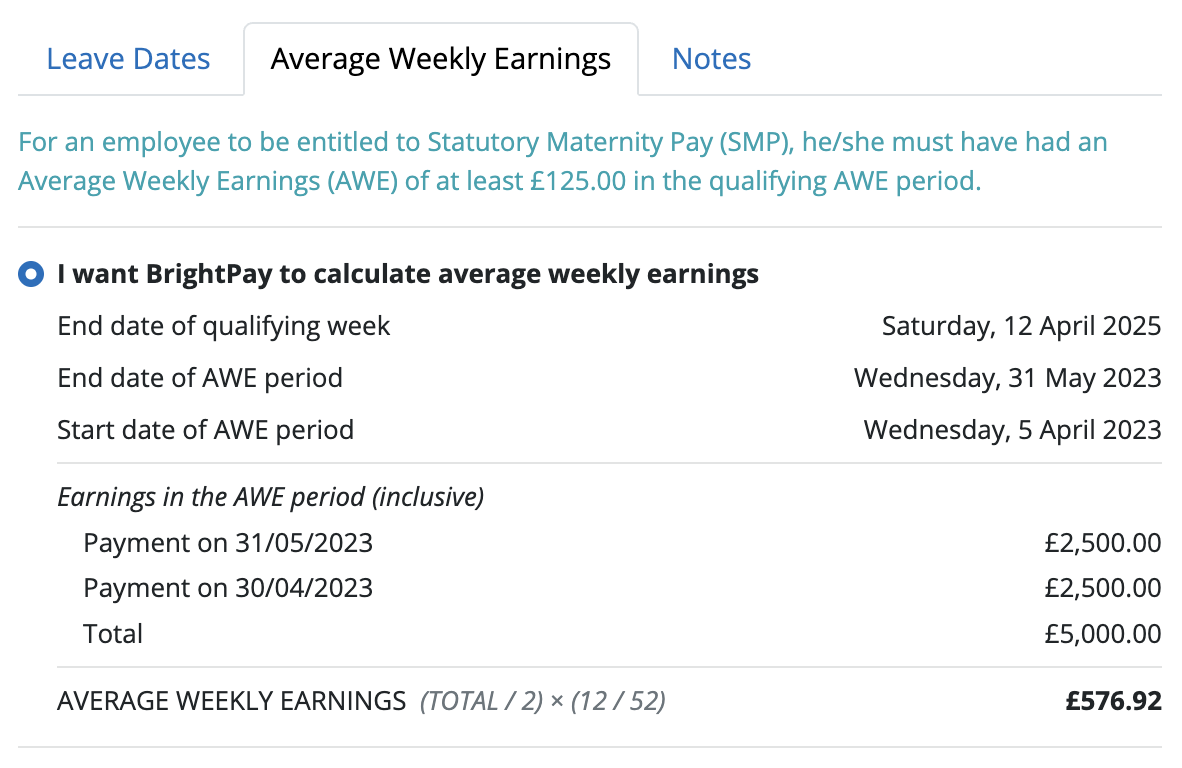 Statutory Maternity Pay 2025/26 – BrightPay UK