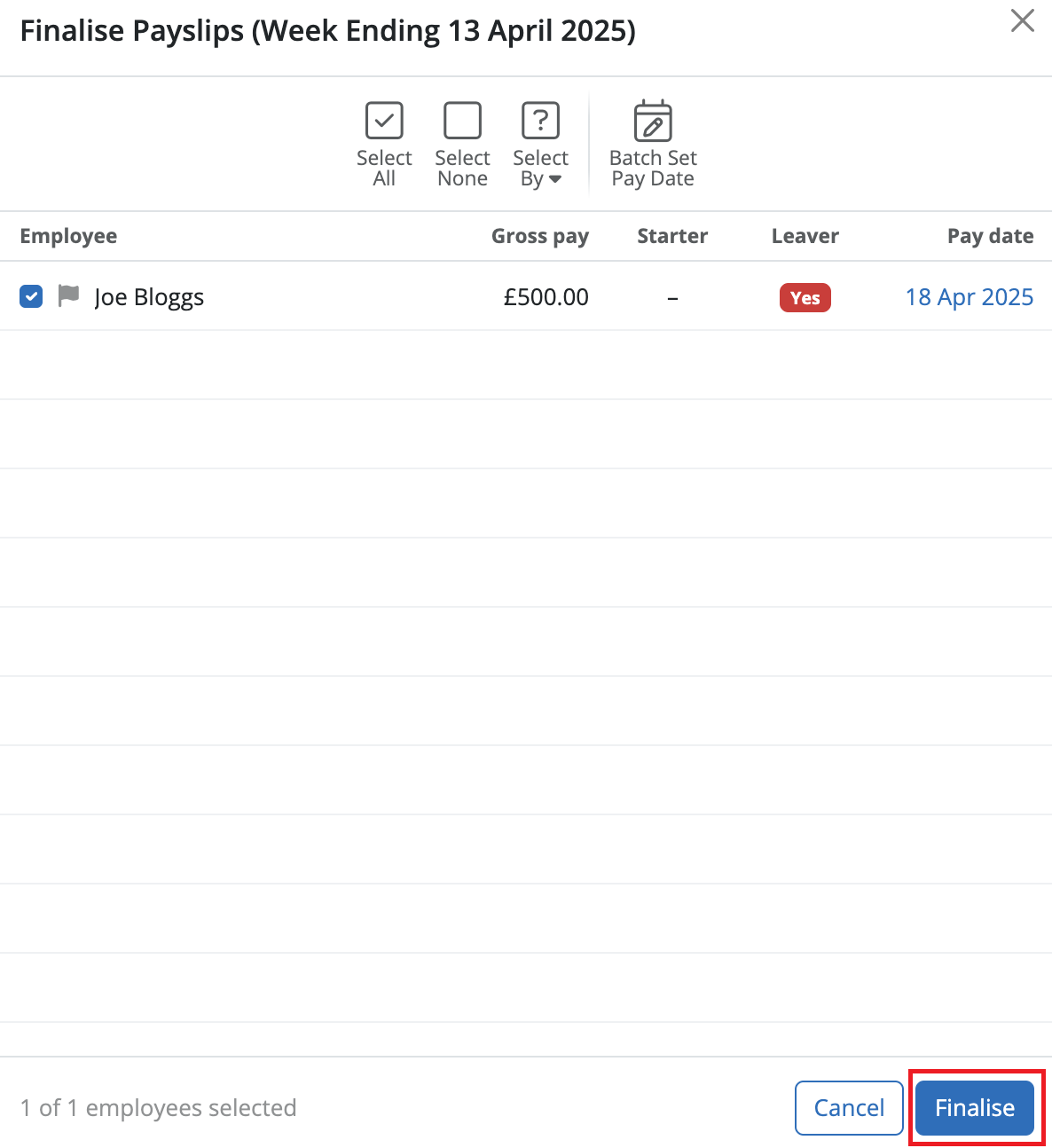 Processing a Leaver – BrightPay UK