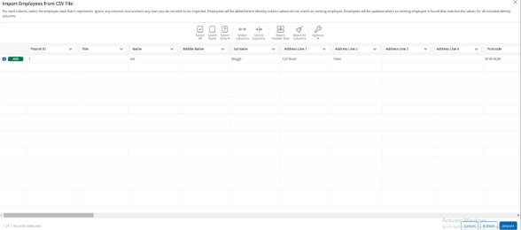 Import from Iris Bureau/Business using a CSV File – BrightPay UK