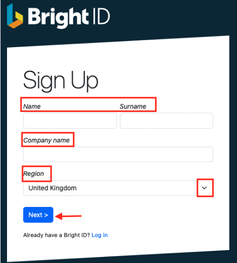 Logging into BrightPay with your Bright ID – BrightPay UK