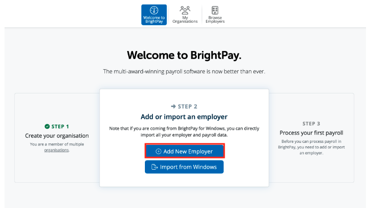 Adding an Employer Manually – BrightPay UK