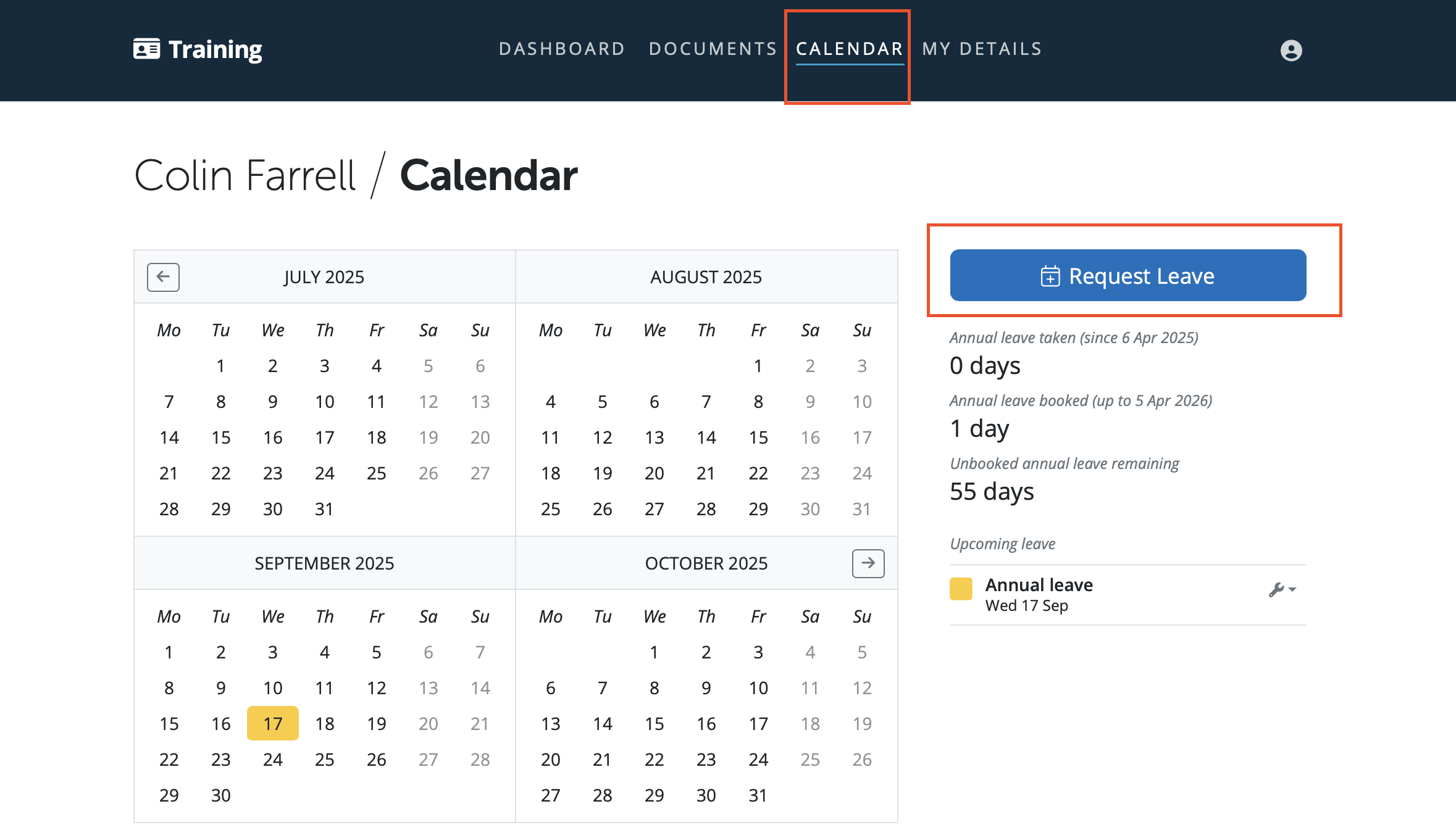 Employee Portal and Calendar Features – BrightPay UK