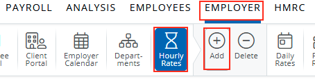 Adding/Amending Hourly Rates – BrightPay UK