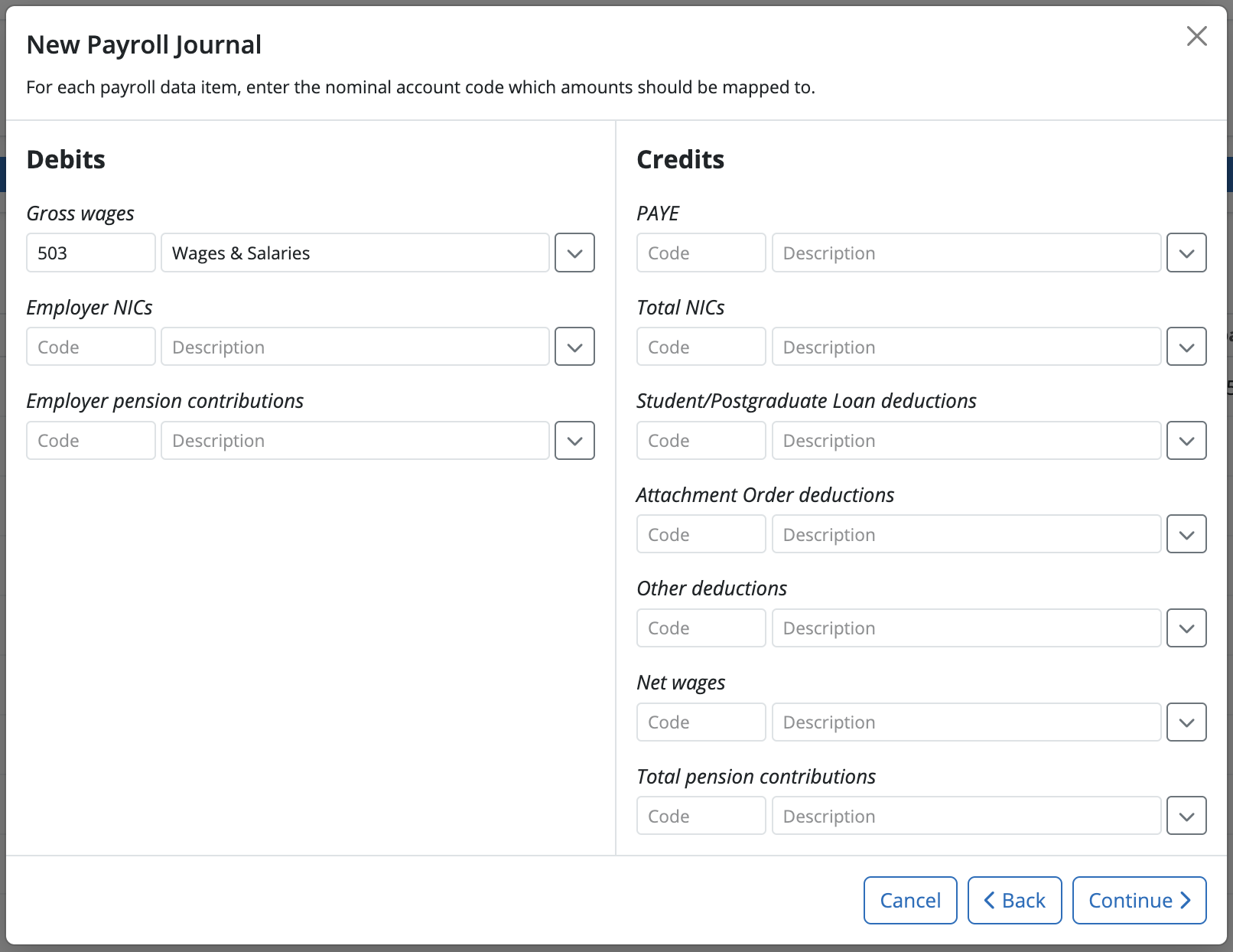 Creating a Generic Payroll Journal – BrightPay UK