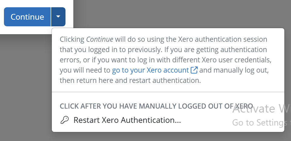 Xero - Encountering Errors when sending to Xero – BrightPay UK