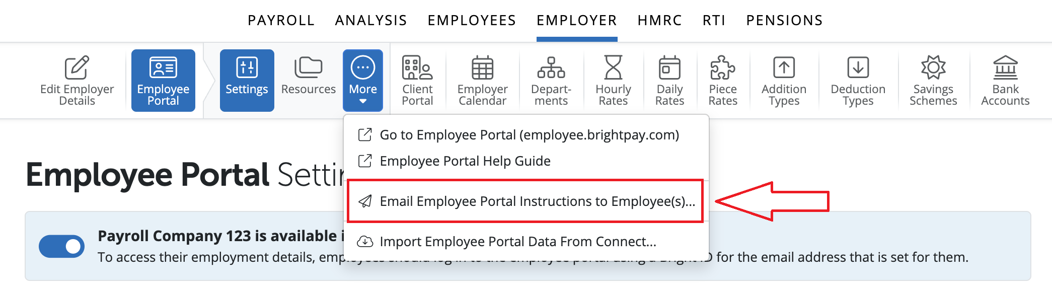 BrightPay Cloud - Enabling Employee Access to Self Service Portal ...