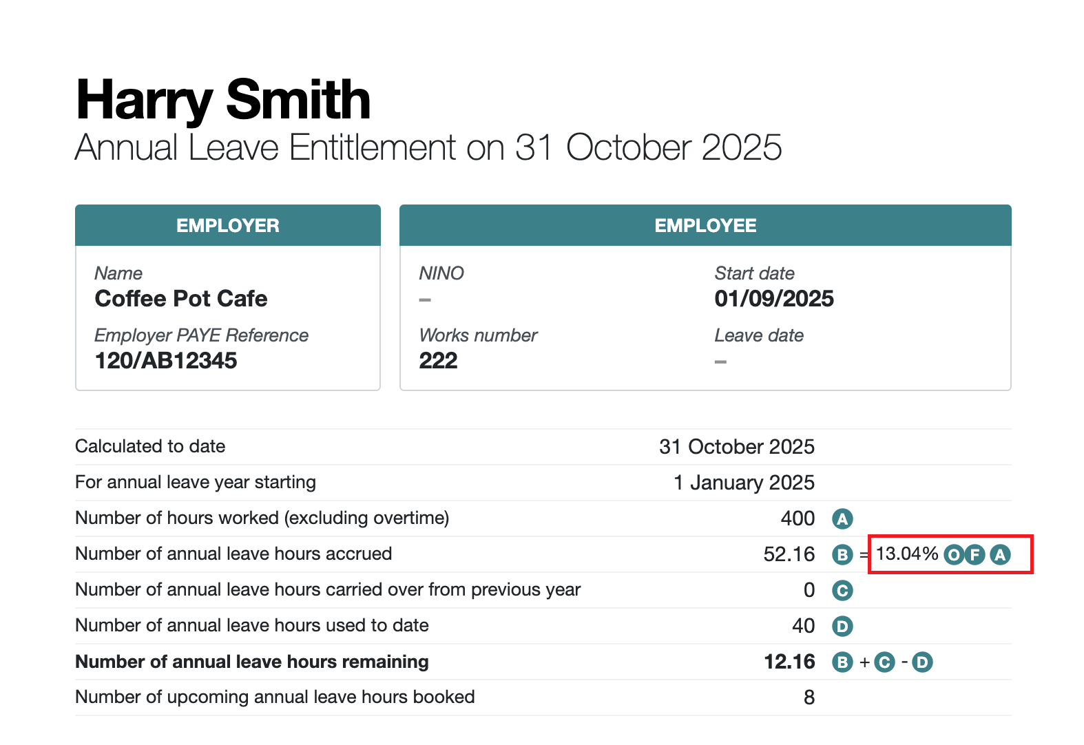 Recording an Employee's Annual Leave – BrightPay UK